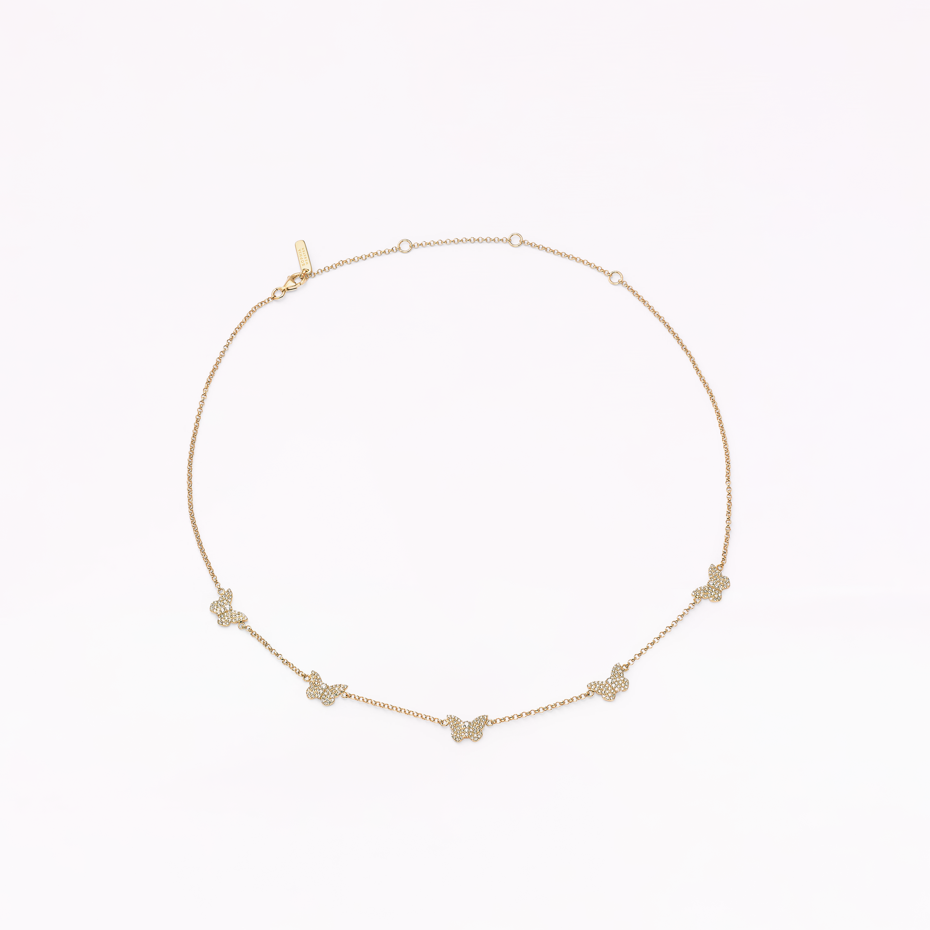Papillon Gold Multi Necklace – Sophia Webster
